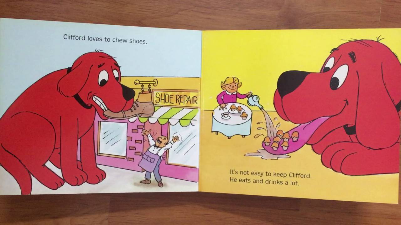 Clifford - The Big Red Dog - English story reading - YouTube