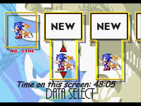 Sonic 3 Data Select Reversed! - YouTube