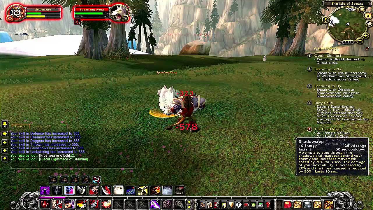 28 • Tauren Rogue • The Isle of Spears • World of Warcraft - YouTube