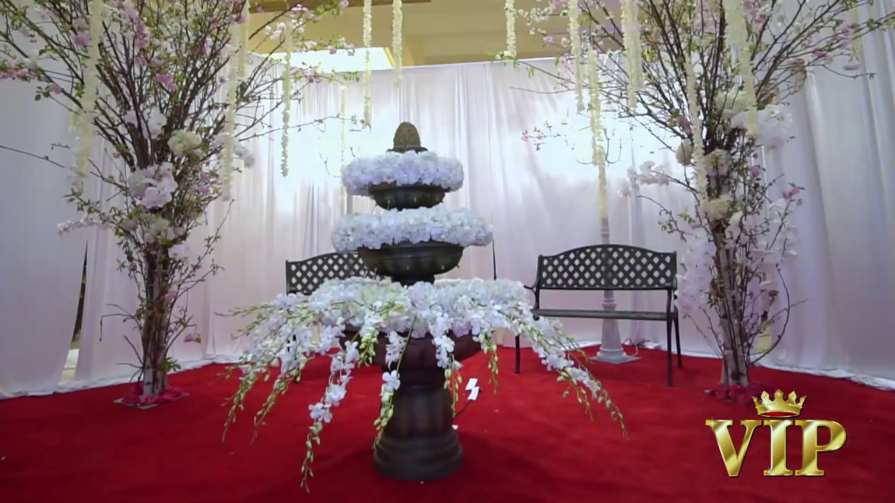 HIGH CLASS WEDDING DECORE 2017 BY VIP FLOWERS - YouTube