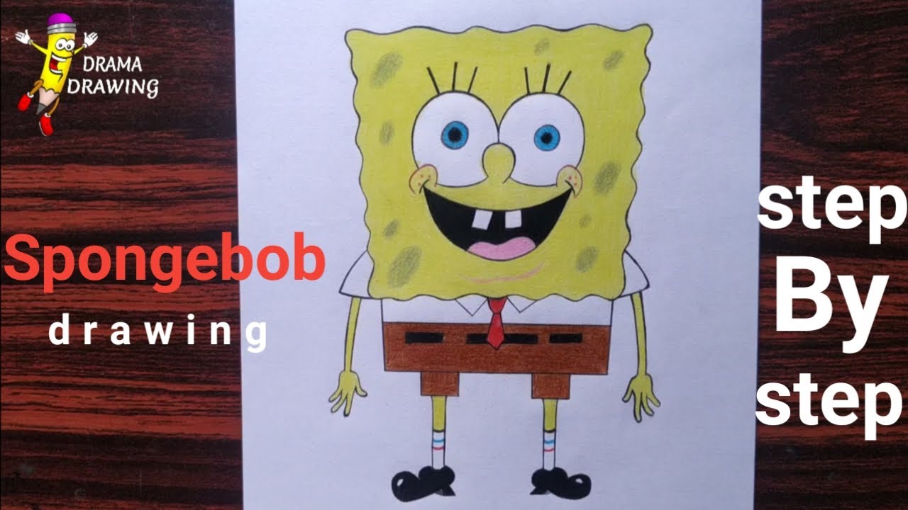 Spongebob Drawing Step By Step