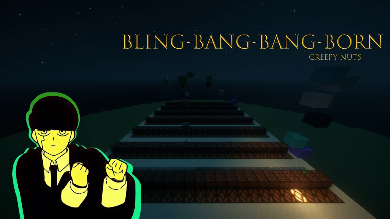 Bling-Bang-Bang-Born(Creepy Nuts) but in Minecraft Noteblock - YouTube