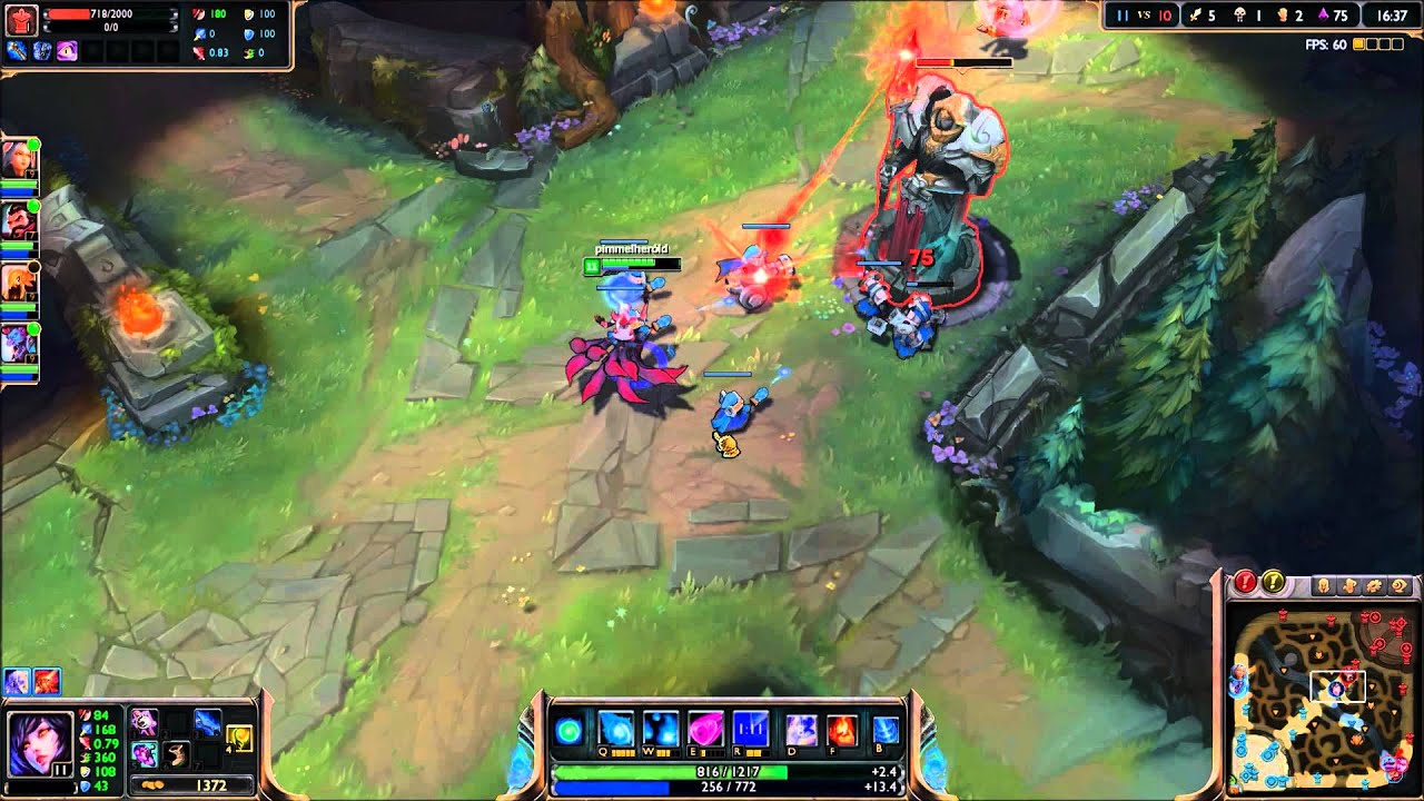 First Game with Challenger Ahri Normal (5vs5) - YouTube