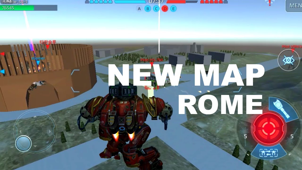 War Robots - New Map ROME - YouTube
