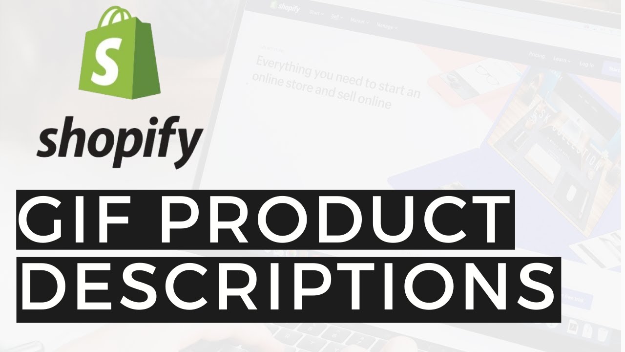 How to Add GIF On My Shopify Product Description - YouTube
