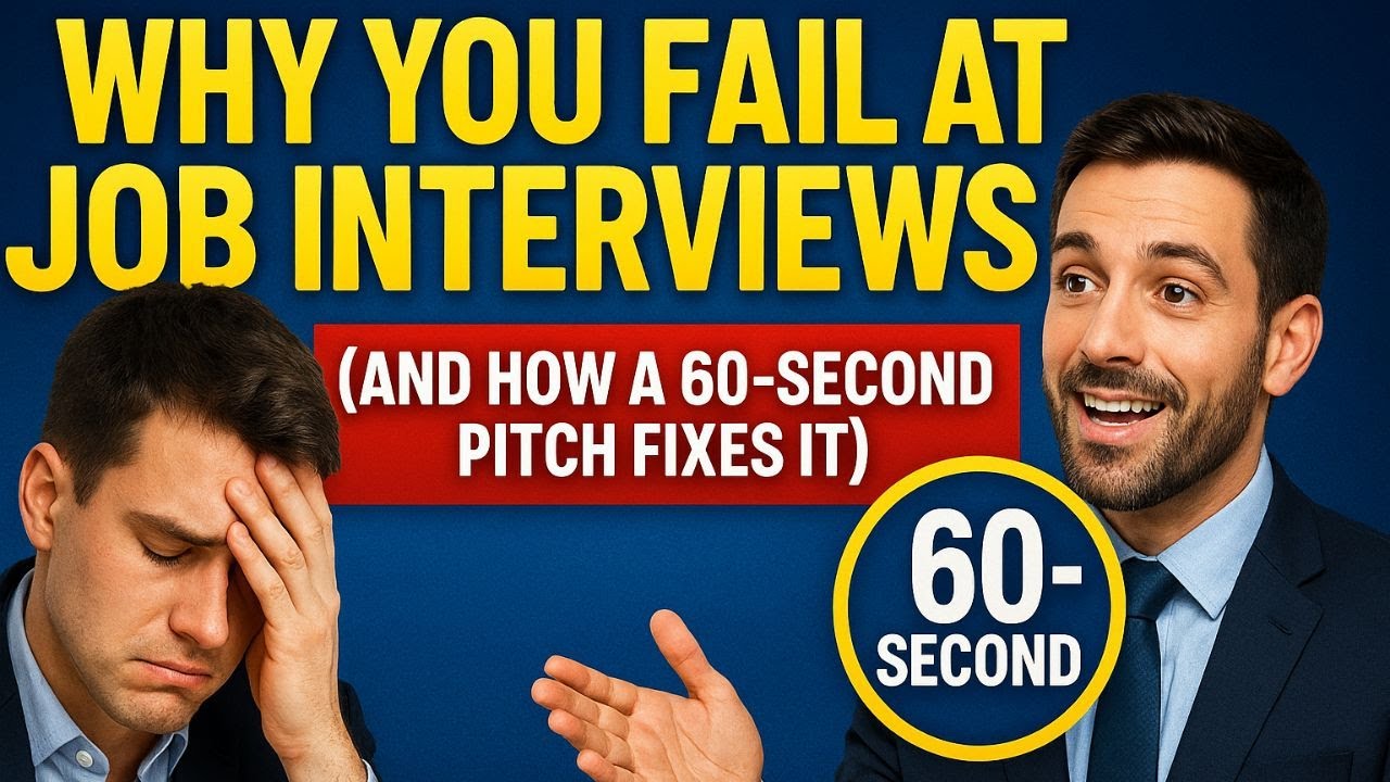 Why You Fail at Job Interviews (And How a 60-Second Pitch Fixes It ...