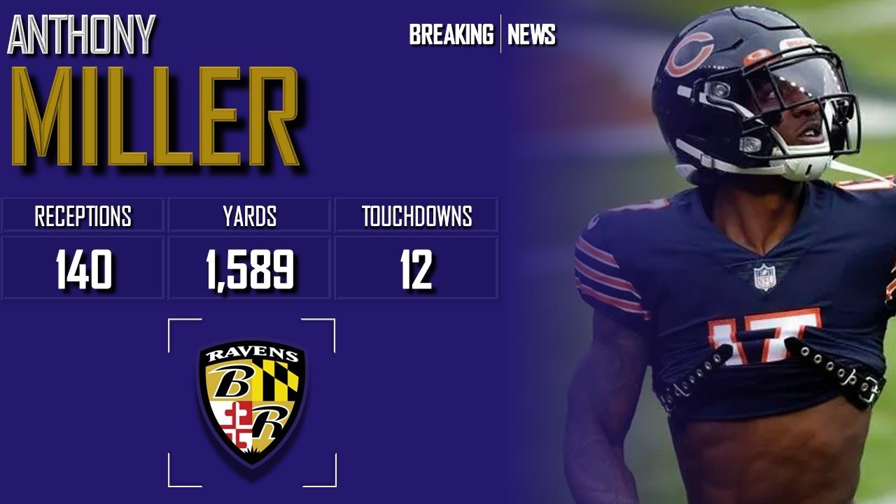 𝐁𝐑𝐄𝐀𝐊𝐈𝐍𝐆 𝐍𝐄𝐖𝐒: Baltimore Ravens Sign WR Anthony Miller | 2024 NFL ...