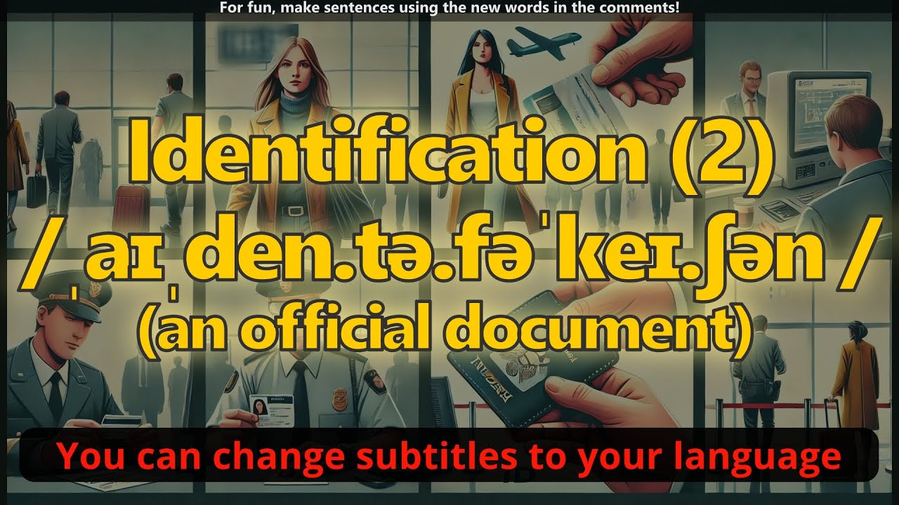 Identification meaning (ID) with 5 examples - YouTube
