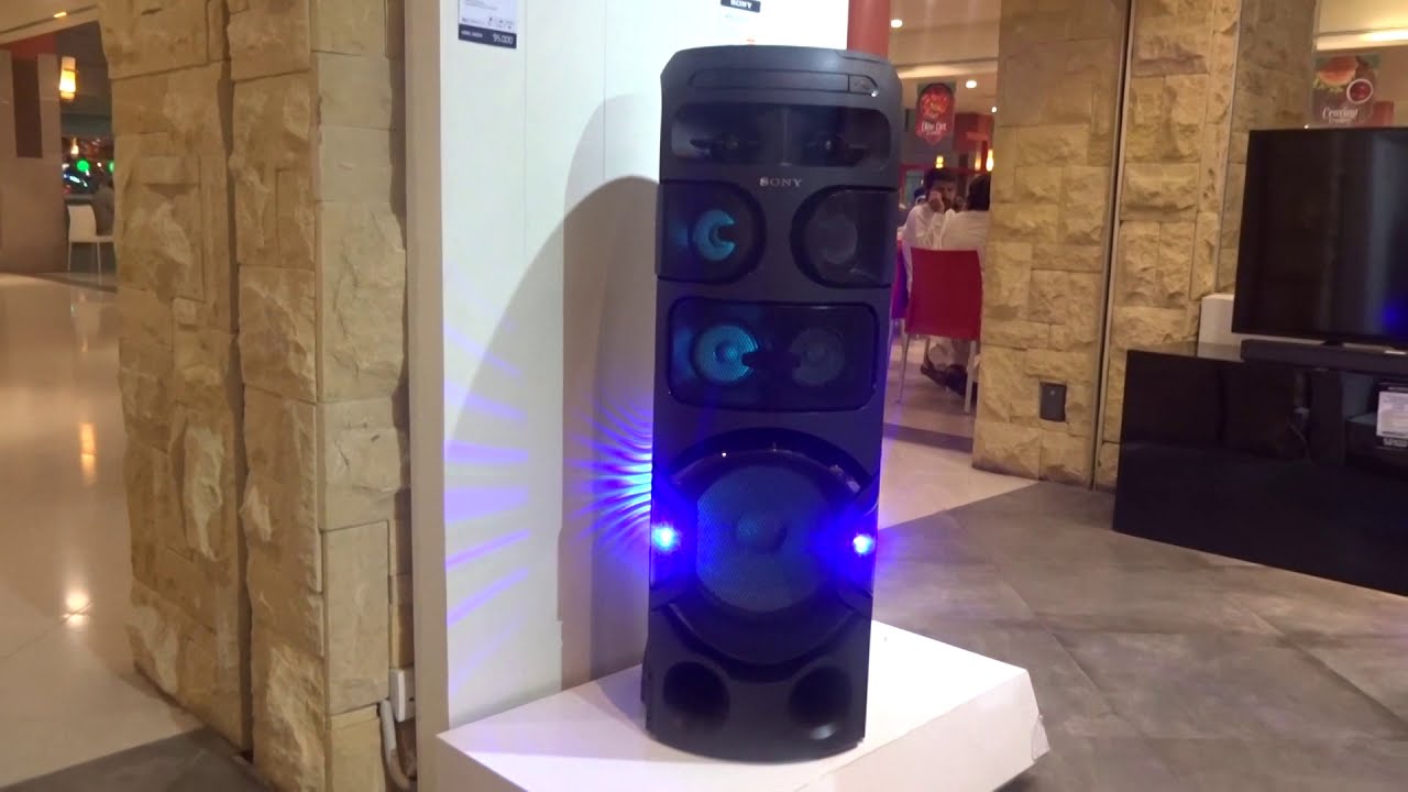 Sony MHC-V81D Hifi Sound System Technology Display demo video - YouTube