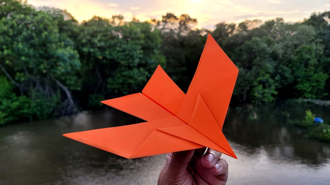 PAPER BIRD EAGLE PLANE | Flying Style & Making Tutorial | Marki's ...