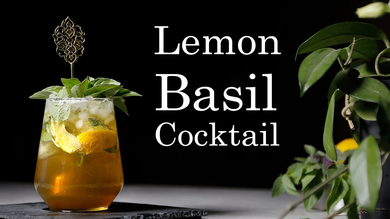 Lemon Basil Cocktail | Make a LEMON BASIL Cocktail very easily | Unique ...
