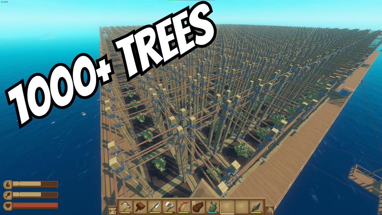 Raft But I Save The World With OXYGEN With This Massive Tree Farm ...