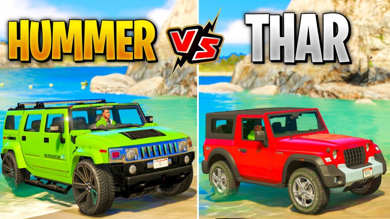 Hummer H2 6x6 2021 Vs Mahindra Thar 4x4 2021 🔥 Extreme Off-Roading ...