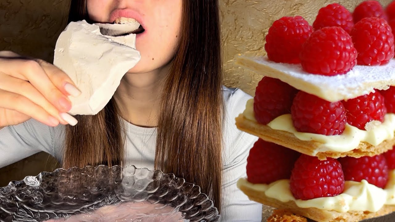 😋 Lanch with potatoes & raspberries cake 🧁 New - YouTube