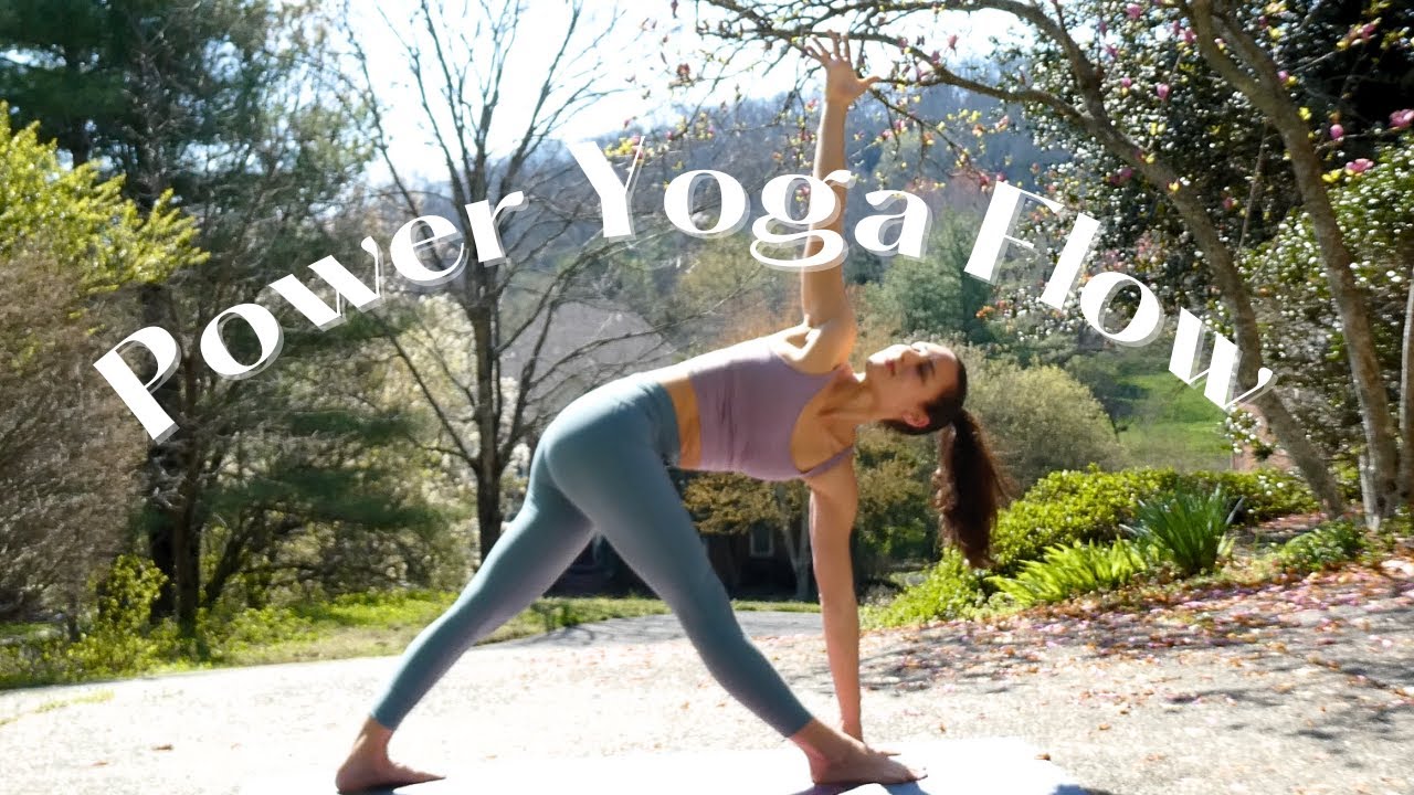 30 Min Power Vinyasa Yoga Flow | Challenge Your Body Calm Your Mind ...