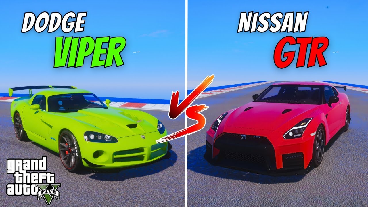 GTA 5 Battle: Viper vs GTR - Fun Stunt Race - YouTube