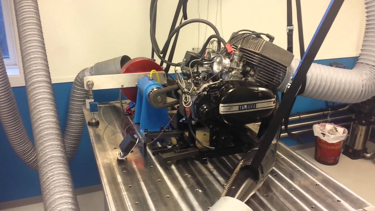 Yamaha TR3 Engine Test - YouTube