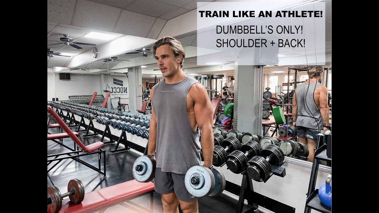 SHOULDER + BACK WORKOUT | DUMBBELL ONLY! - YouTube