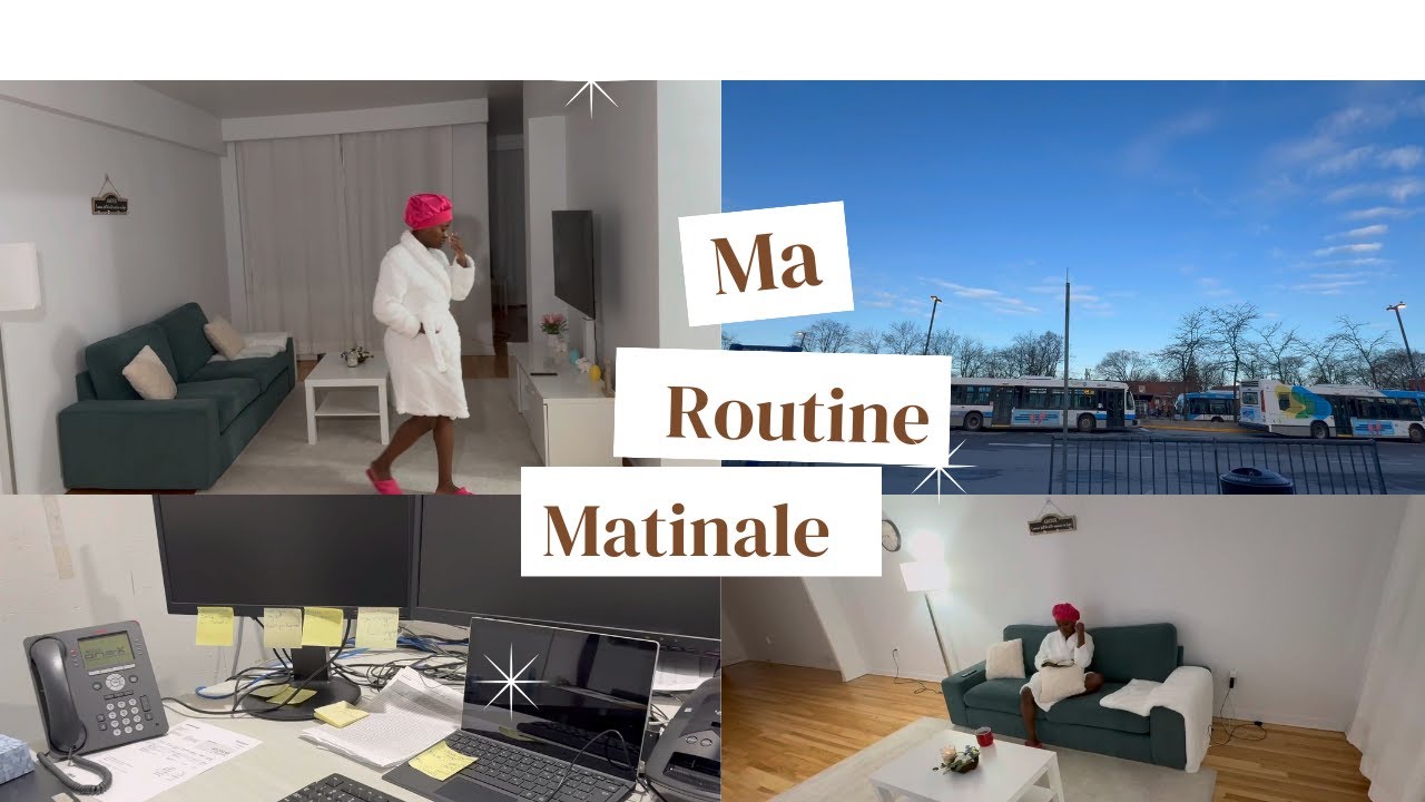 ☕️MORNING ROUTINE AVANT MON 7 À 4👩‍💻 🇨🇦//Ma ROUTINE Matinale - YouTube