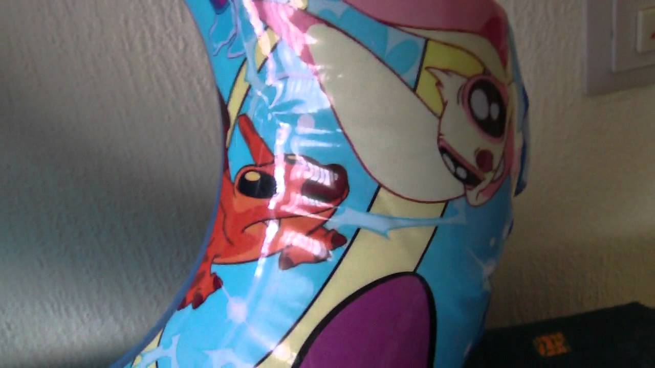 Inflatable Disney Stitch Swim Ring " Stitch and the Experiments " - YouTube