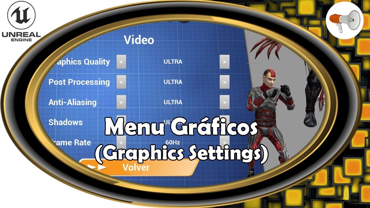 📢 Menu Graficos (Graphics Settings), Unreal Engine 69, UE curso o ...