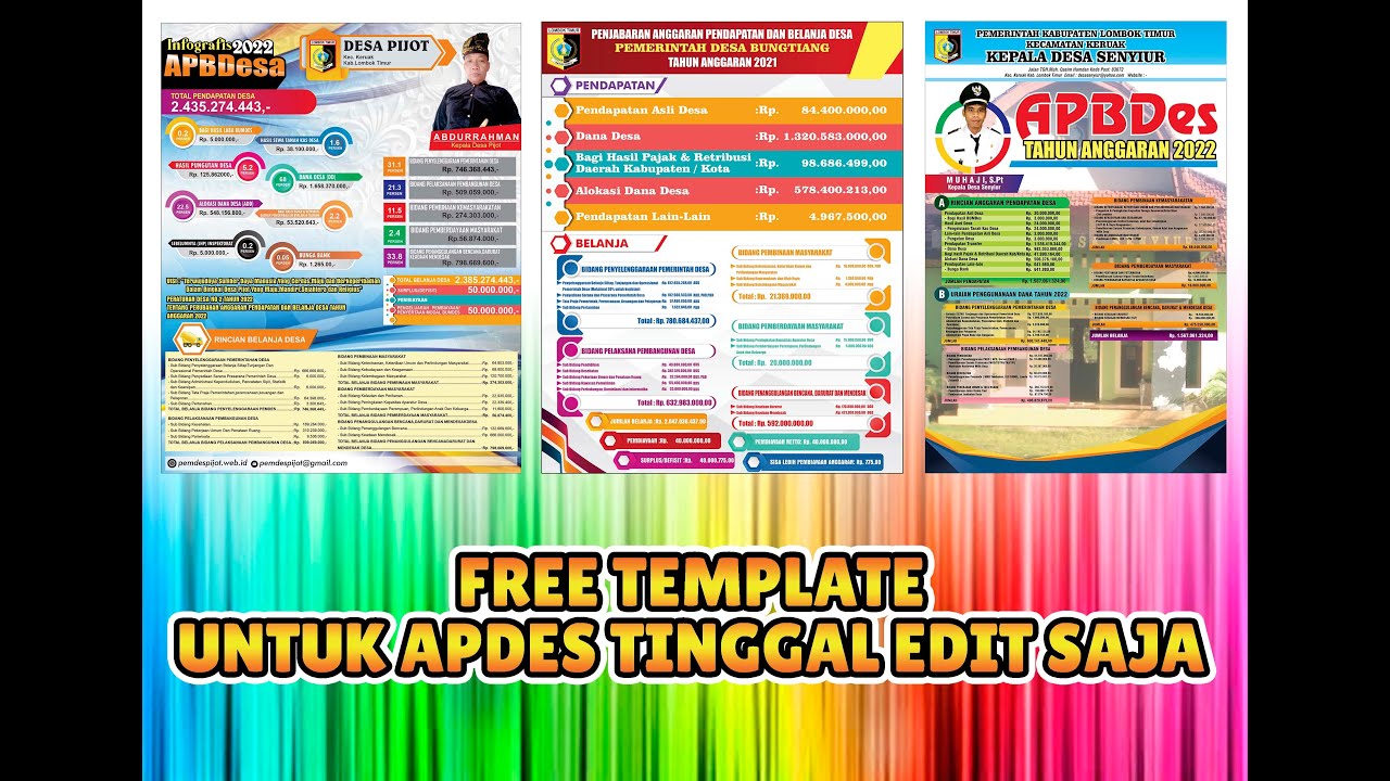 Free Tutorial Template Untuk Pembuatan Spanduk/Baner APDES - YouTube