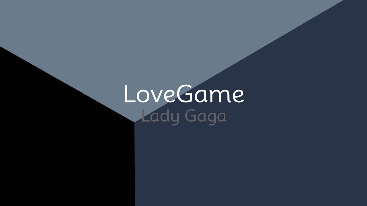 Lady Gaga - LoveGame (lyrics) - YouTube