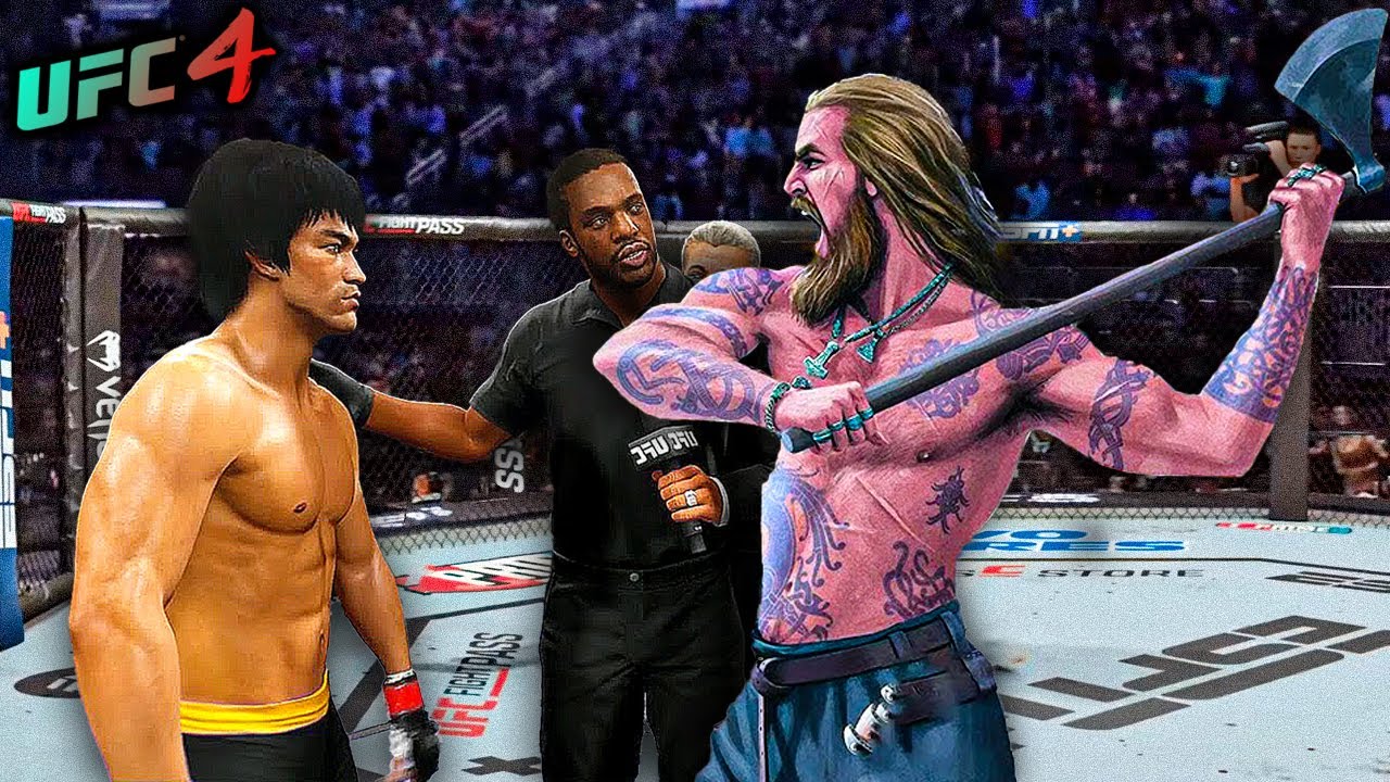 Bruce Lee vs. Viking Topores (EA sports UFC 4) - YouTube