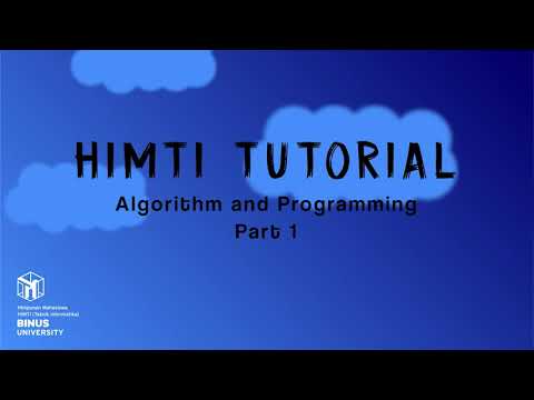 [HIMTI TUTOR] Algorithm and Programming - Part 1 - YouTube