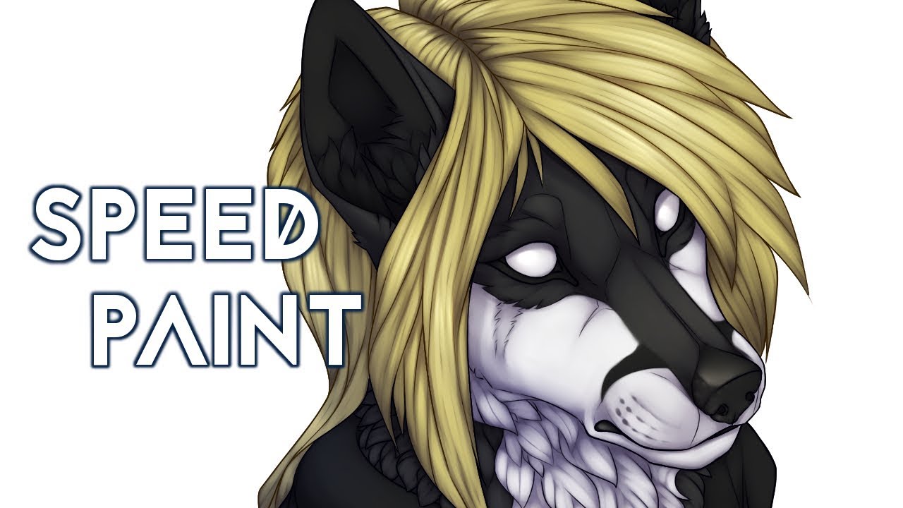 Fox in Black - SpeedPaint - YouTube