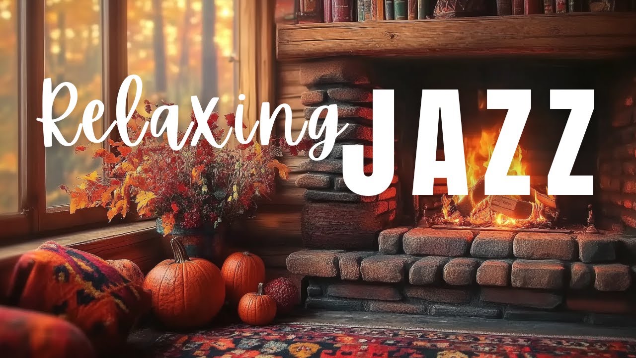Calm Autumn Morning Coffee Jazz Music | Smooth Jazz Music with Falling ...