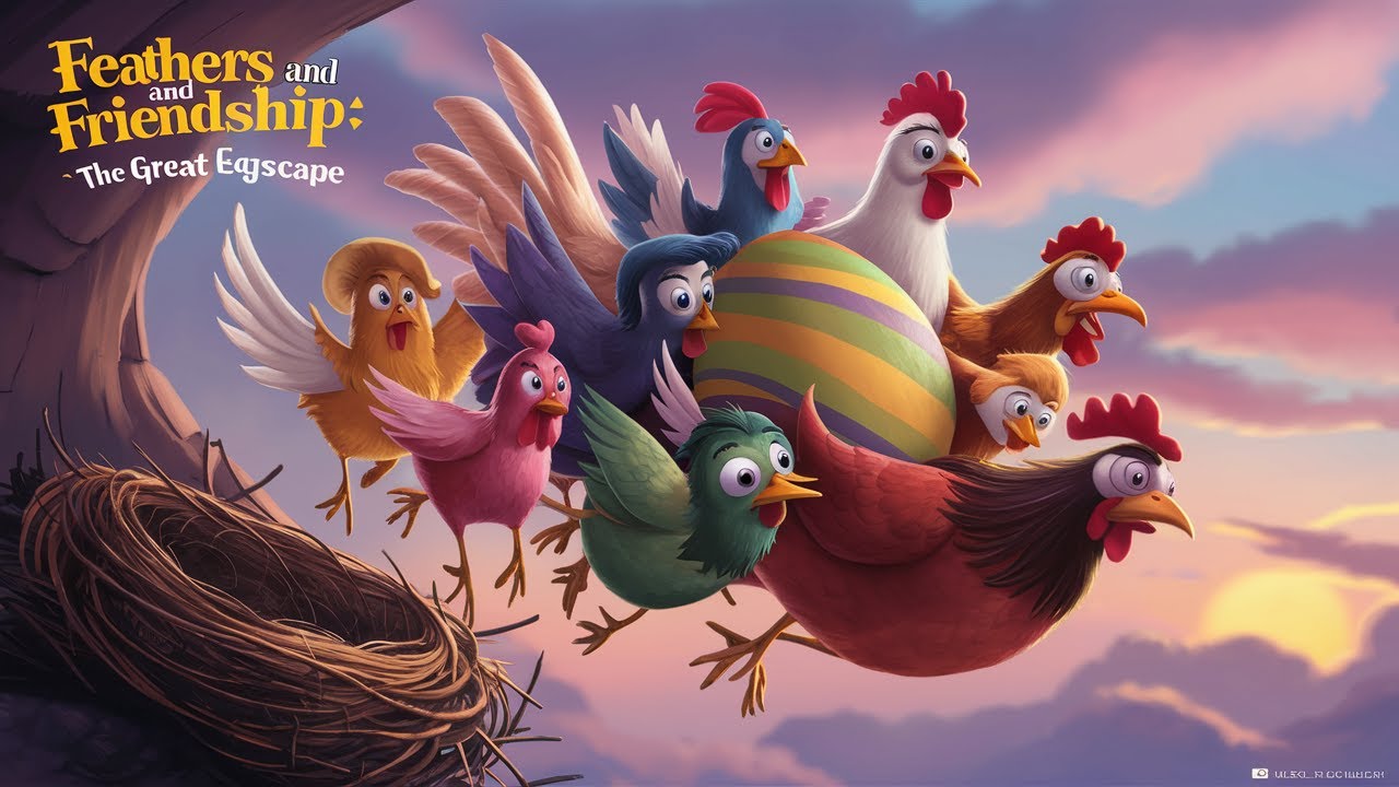Feathers and Friendship: The Great Eggscape | Bedtime Stories | Read ...