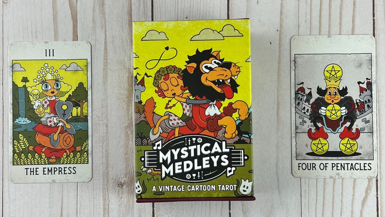 Mystical Medleys | A Vintage Cartoon Tarot Deck (Modern Tarot Cards ...