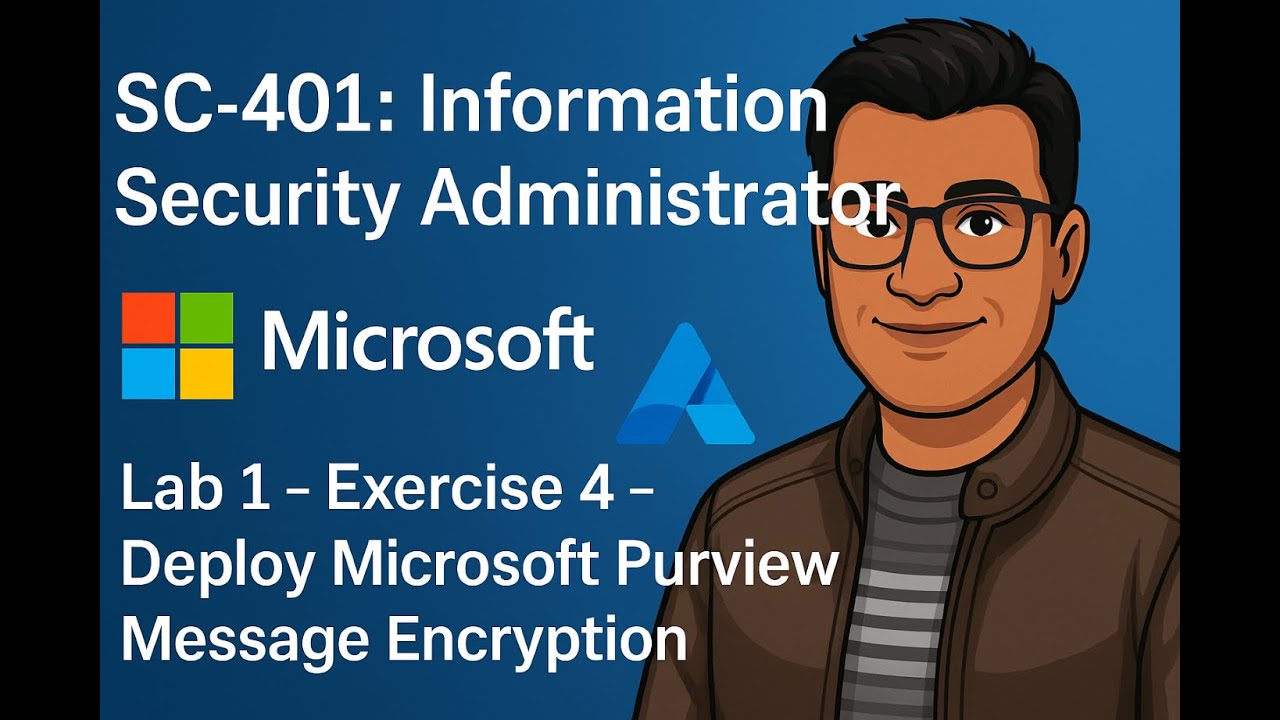 SC-401 : Lab 1 - Exercise 4 - Deploy Microsoft Purview Message ...
