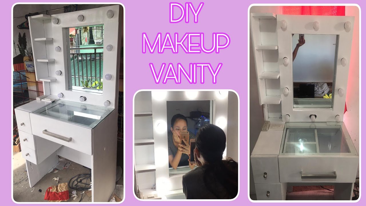 DIY MAKEUP VANITY | JaveJaveTV - YouTube