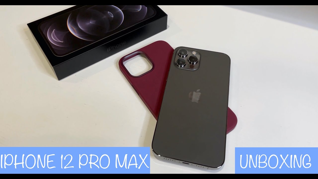 Iphone 12 Pro Max Unboxing | Graphite - YouTube