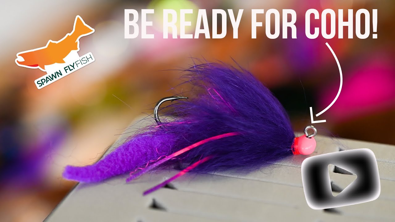 Polliwog Coho Bum- Fly Tying Tutorial - Fly Pattern for Coho Salmon ...