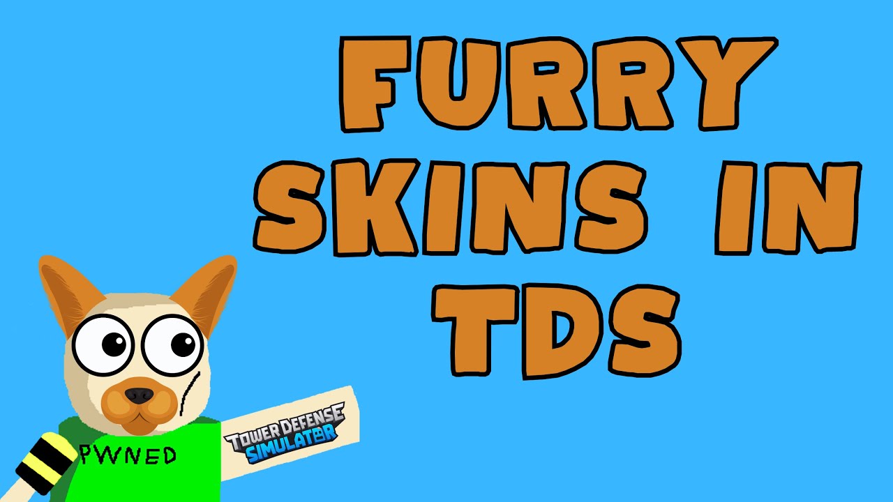 LOL! Furry skins in TDS - Tower Defense Simulator - YouTube