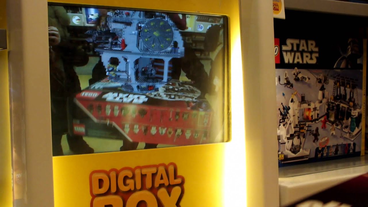 LEGO Store NYC - Digital Box Augmented Reality. Death Star Star Wars ...