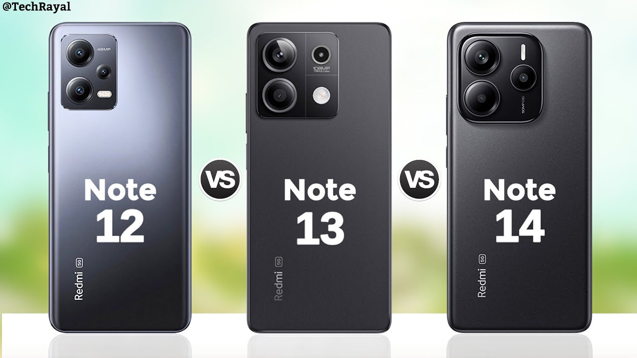 Redmi Note 12 5g vs Redmi Note 13 5g vs Redmi Note 14 5g || Full ...