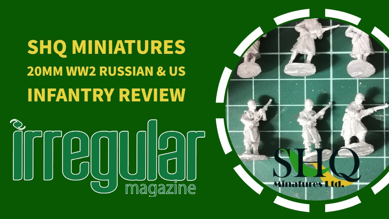 Review of 20mm WW2 Russian and US Infantry in Winter clothing from SHQ ...
