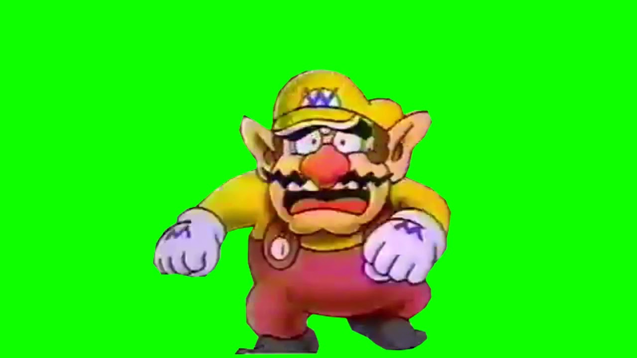 wario run green screen - YouTube