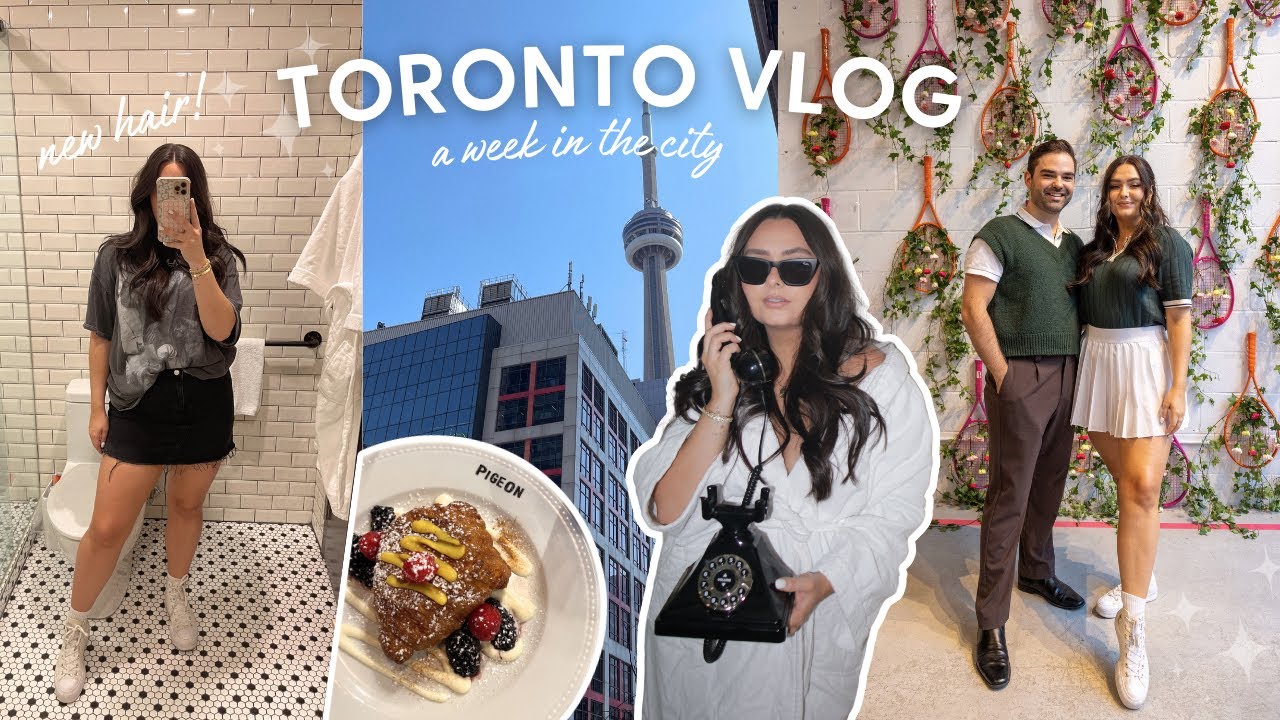 TORONTO VLOG! Huge PR Unboxing + Seeing the City! - YouTube