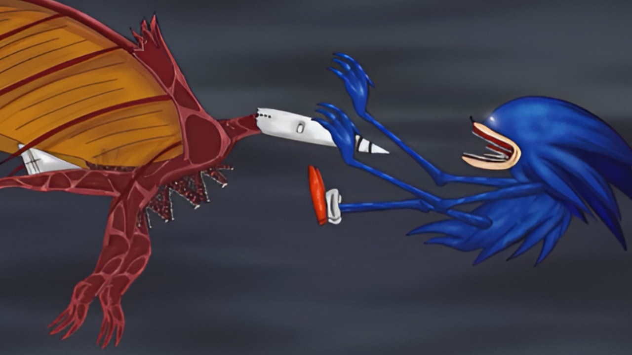 Sonic Pulled Into the Battle Between Shin Sonic and Aero Sonic: Can He Escape? 🎮 (Part 2) - YouTube