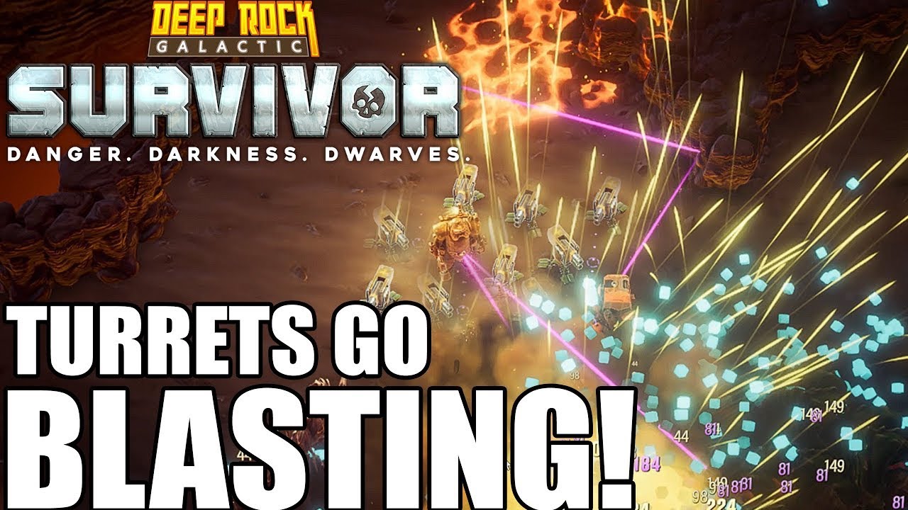 Deep Rock Galactic Survivor Gameplay Walkthrough ENGINNER Cleaning Bugs ...