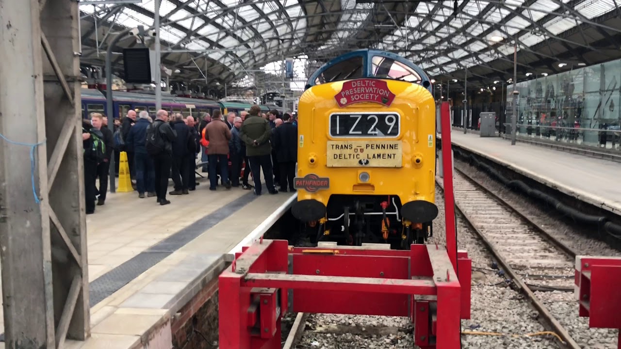 Deltic D9009, Diesel locomotive, Alycidon - YouTube