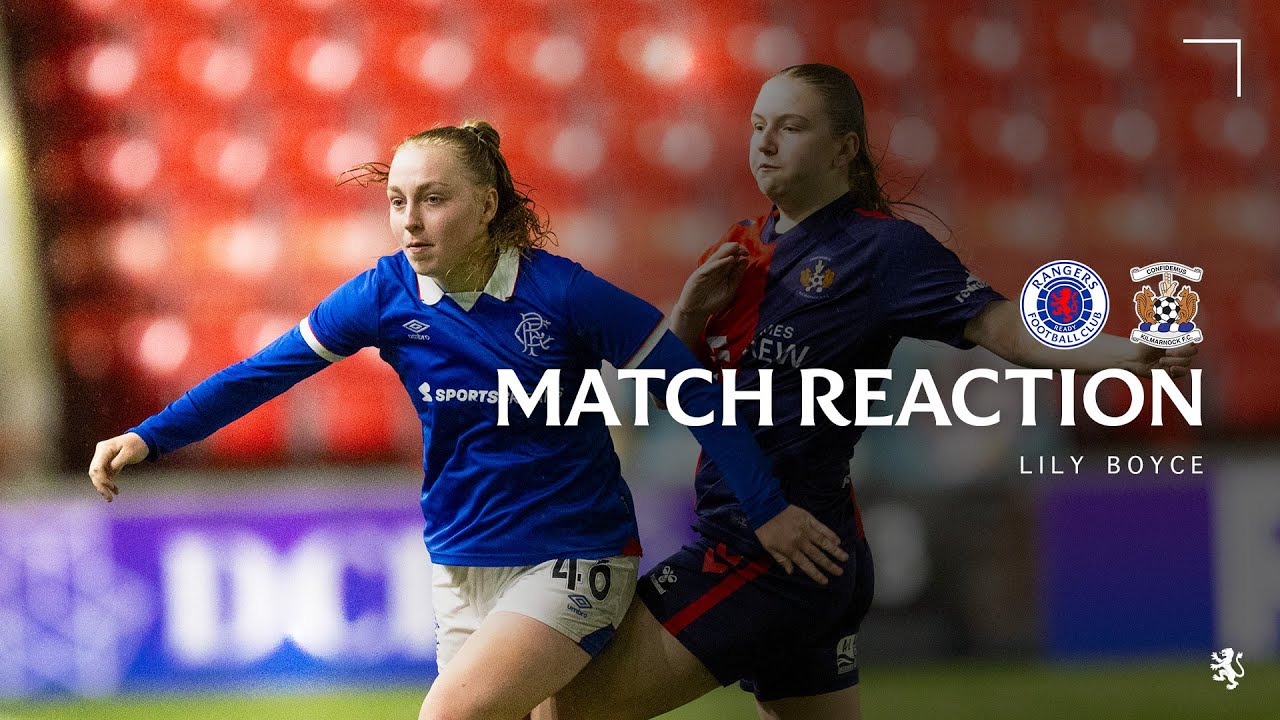 Lily Boyce reacts to win over Kilmarnock | 11 Jan 2026 - YouTube