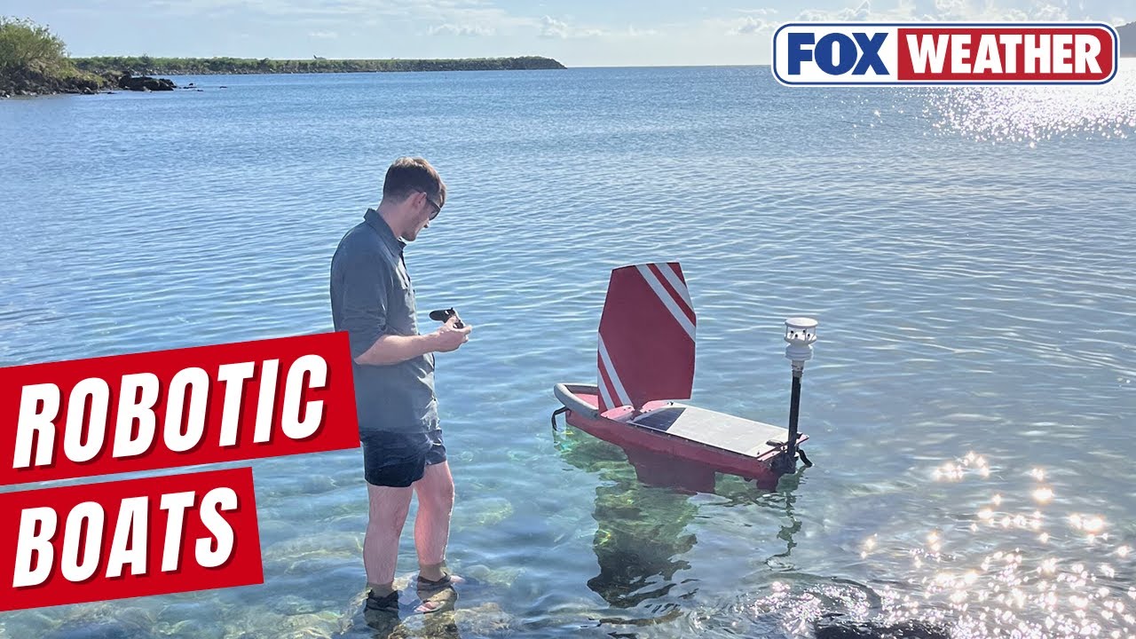 Ocean robots to collect hurricane data - YouTube
