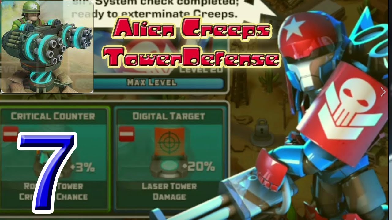 Alien Creeps TD - Epic Tower Defense: Gameplay Part #7 - YouTube