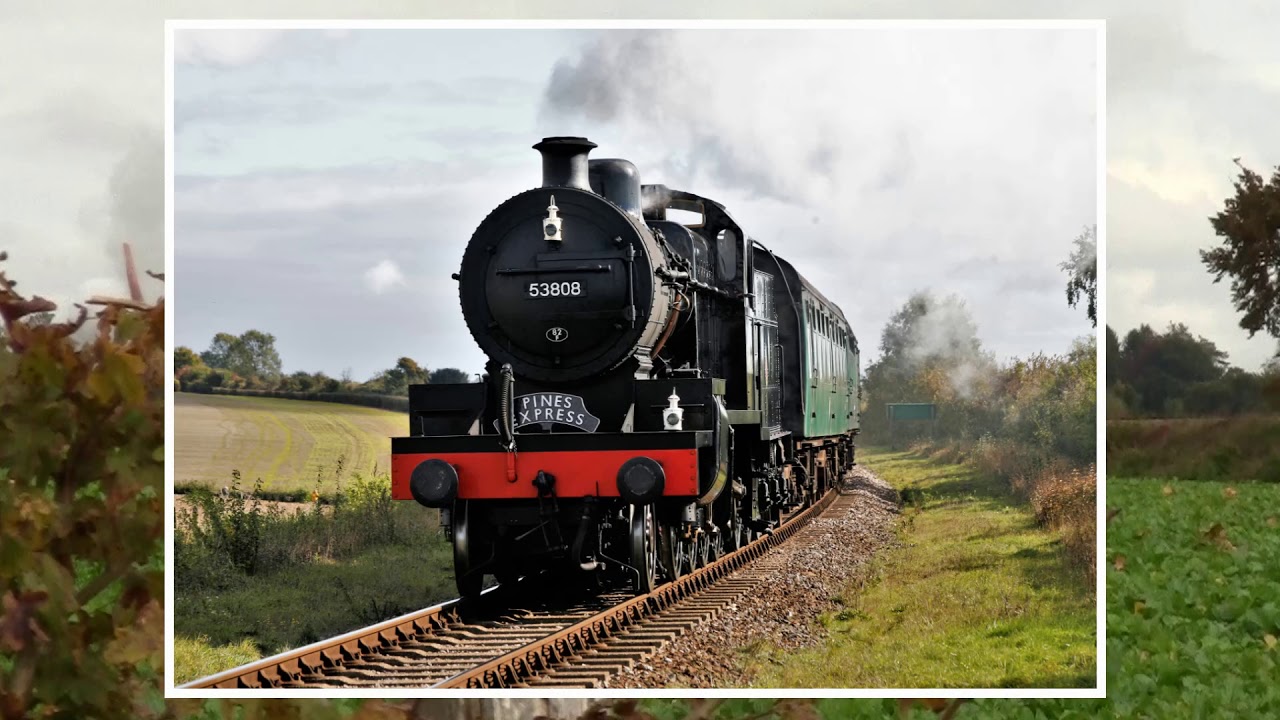 S&D 7F 53808 plus 45596 'Bahamas' and SR 30506 at the Watercress Line ...